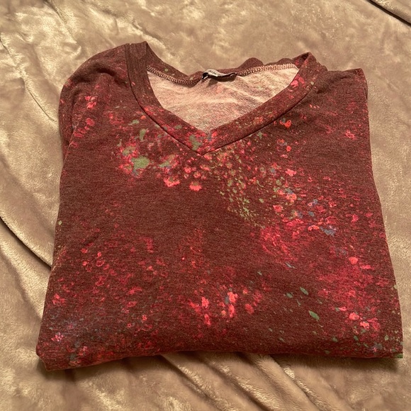 Tops | Paint Splatter Long Sleeve | Poshmark